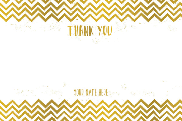 Zig Zag Thank You Note – Pop Pixel Prints